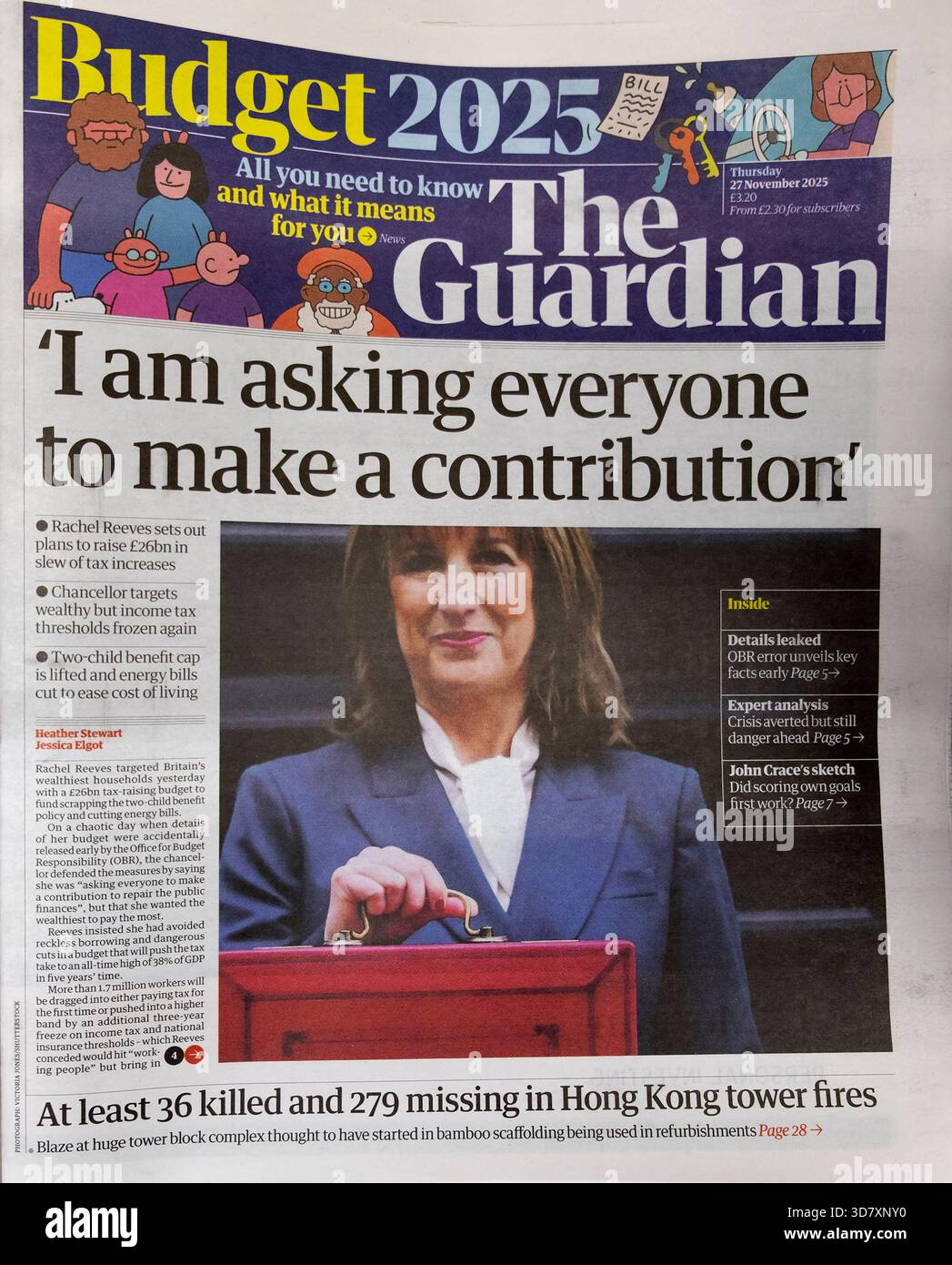 Uk budget red box rachel reeves hi-res stock photography and images - Alamy