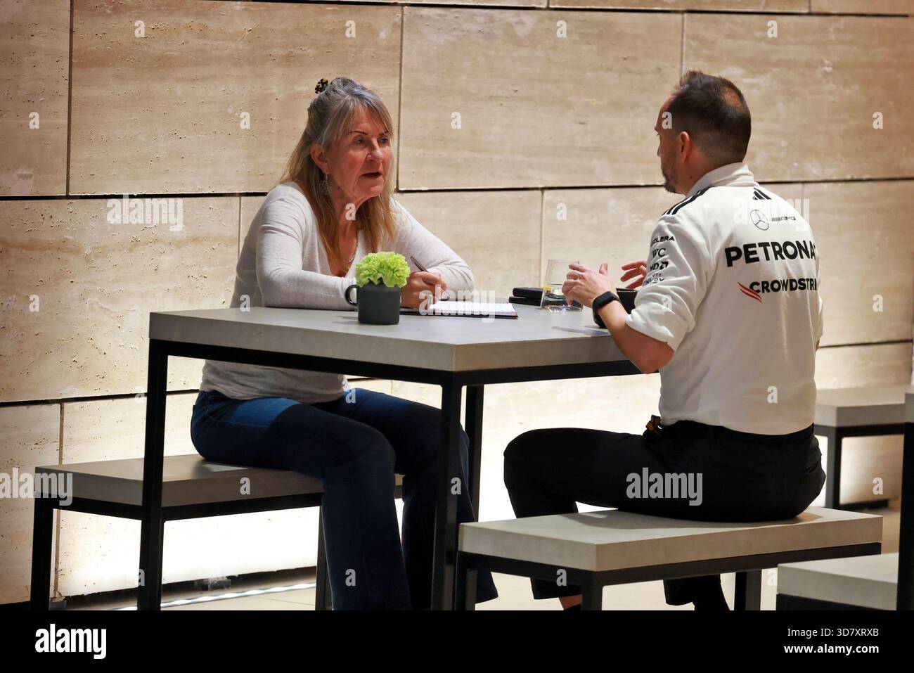 Doha, Qatar. 27th Nov, 2025. Jayne Poole (GBR) Mercedes AMG F1 Advisor ...