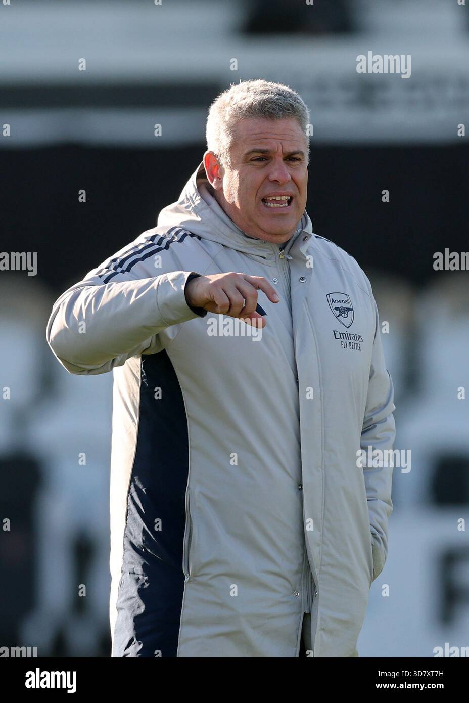 Borehamwood, England, 26th November 2025. James Ellis Arsenal’s Academy ...