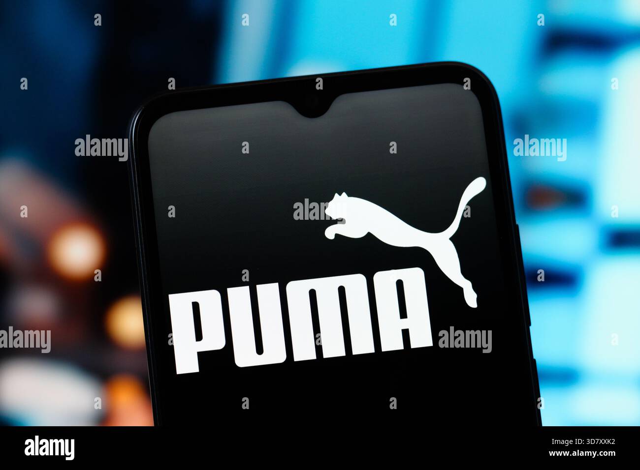 November 27, 2025, Canada: In this photo illustration, the Puma logo is ...