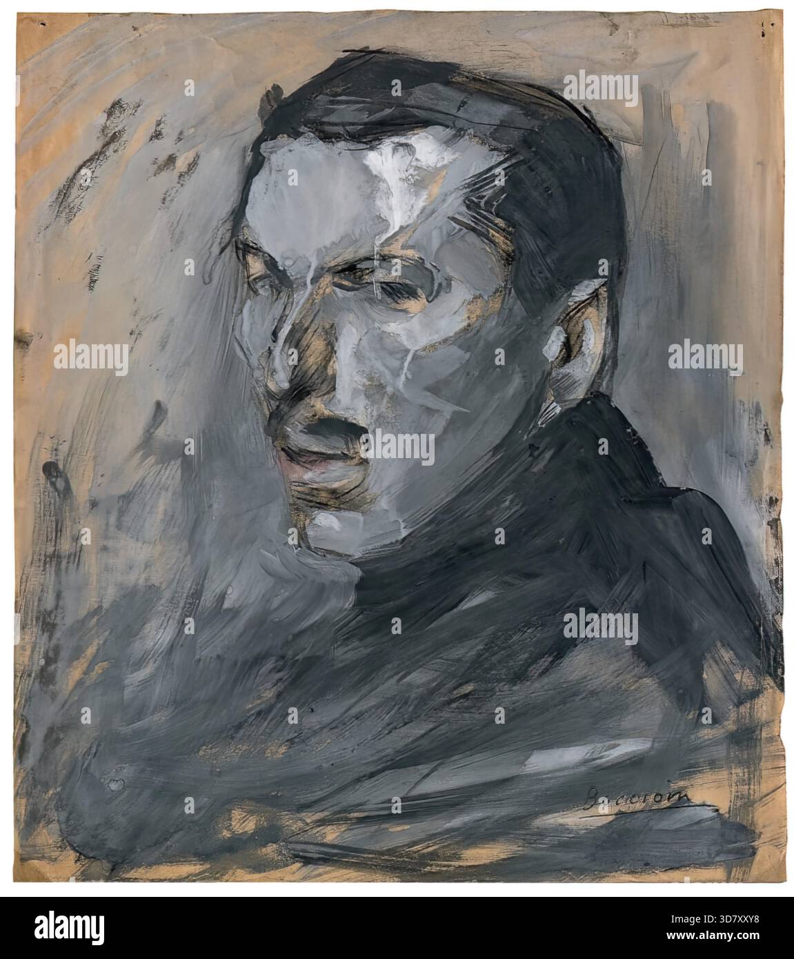 Geometric portrait painting Cut Out Stock Images & Pictures - Alamy