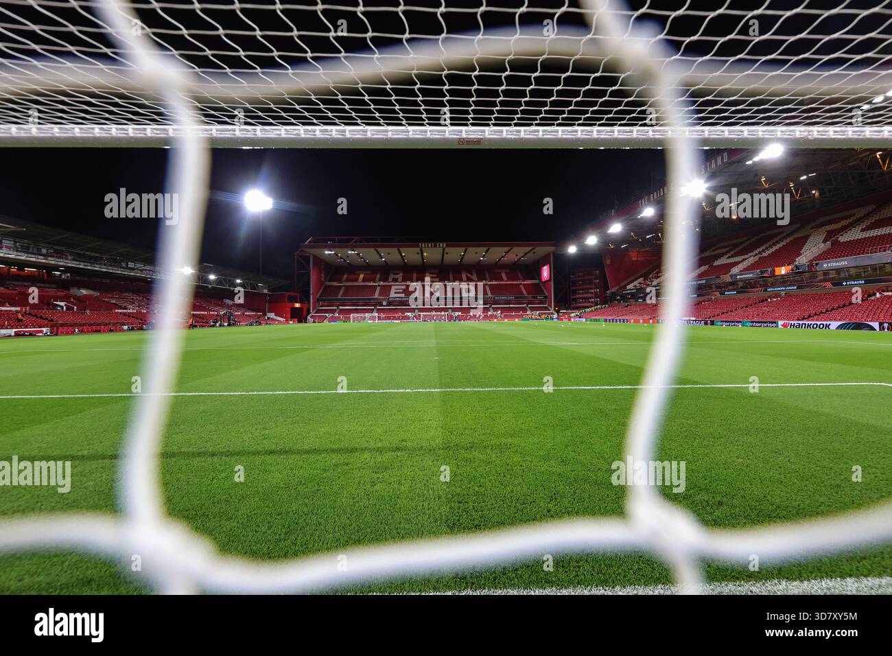 A general view of The City Ground during the UEFA Europa League ...