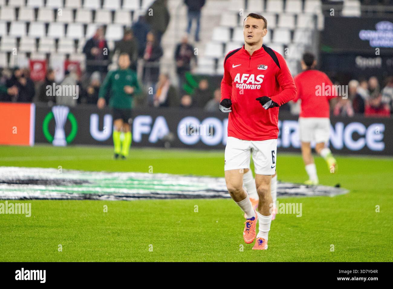 ALKMAAR , 27-11-2025 , AFAS Stadium , season 2025 / 2026 , UEFA Europa ...