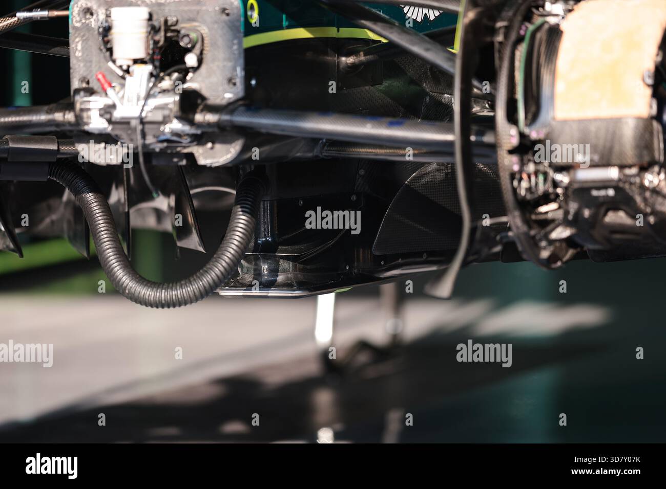 Aston Martin F1 Team AMR25, mechanical detail T-Tray during the 2025 ...