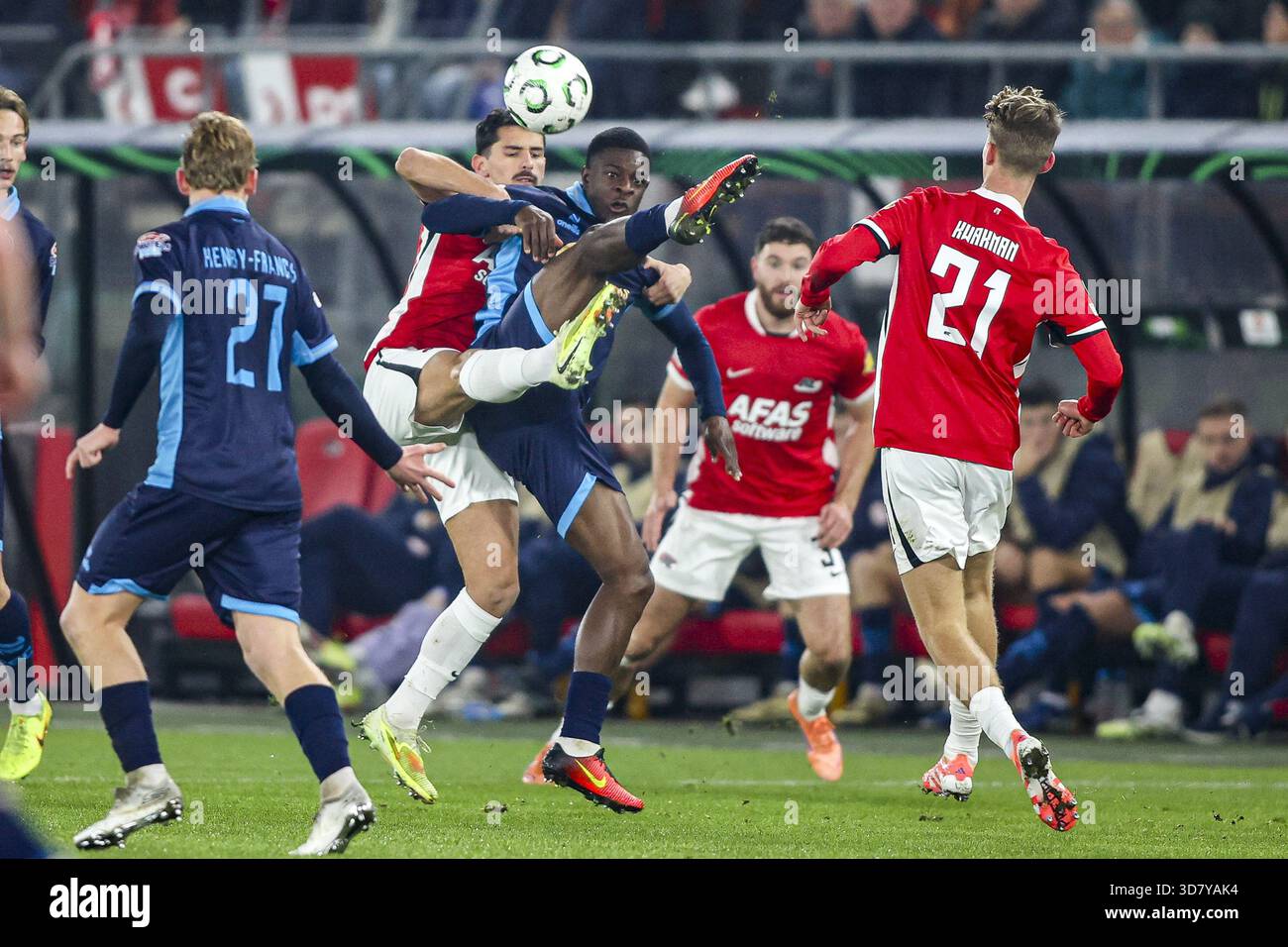 ALKMAAR , 27-11-2025 , AFAS Stadium , season 2025 / 2026 , UEFA Europa ...