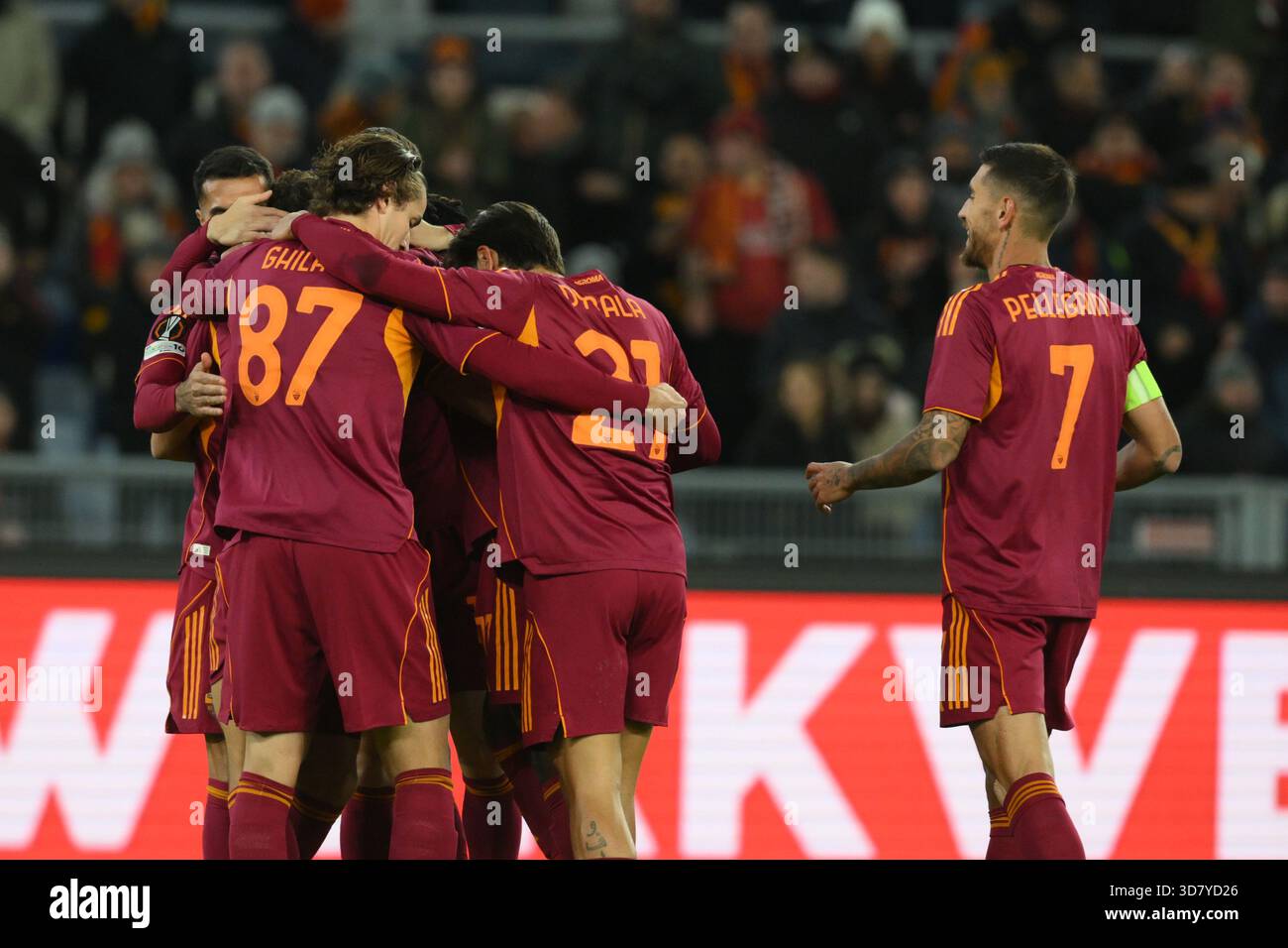 Olimpico Stadium, Rome, Italy - Neil El Aynaoui of AS Roma celebrates ...