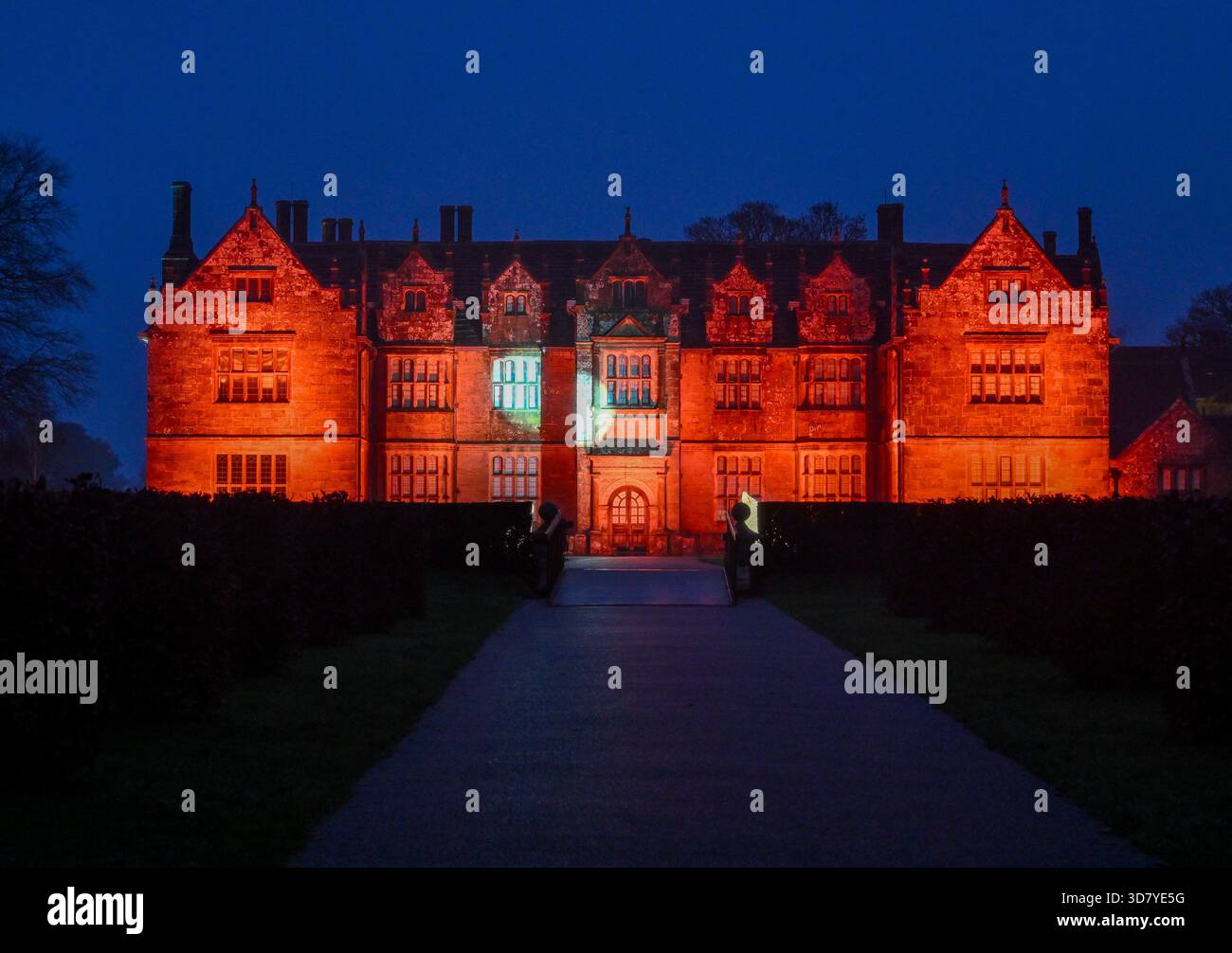 Wakehurst Place, England, UK, 27 November 2025. Christmas lights at the ...