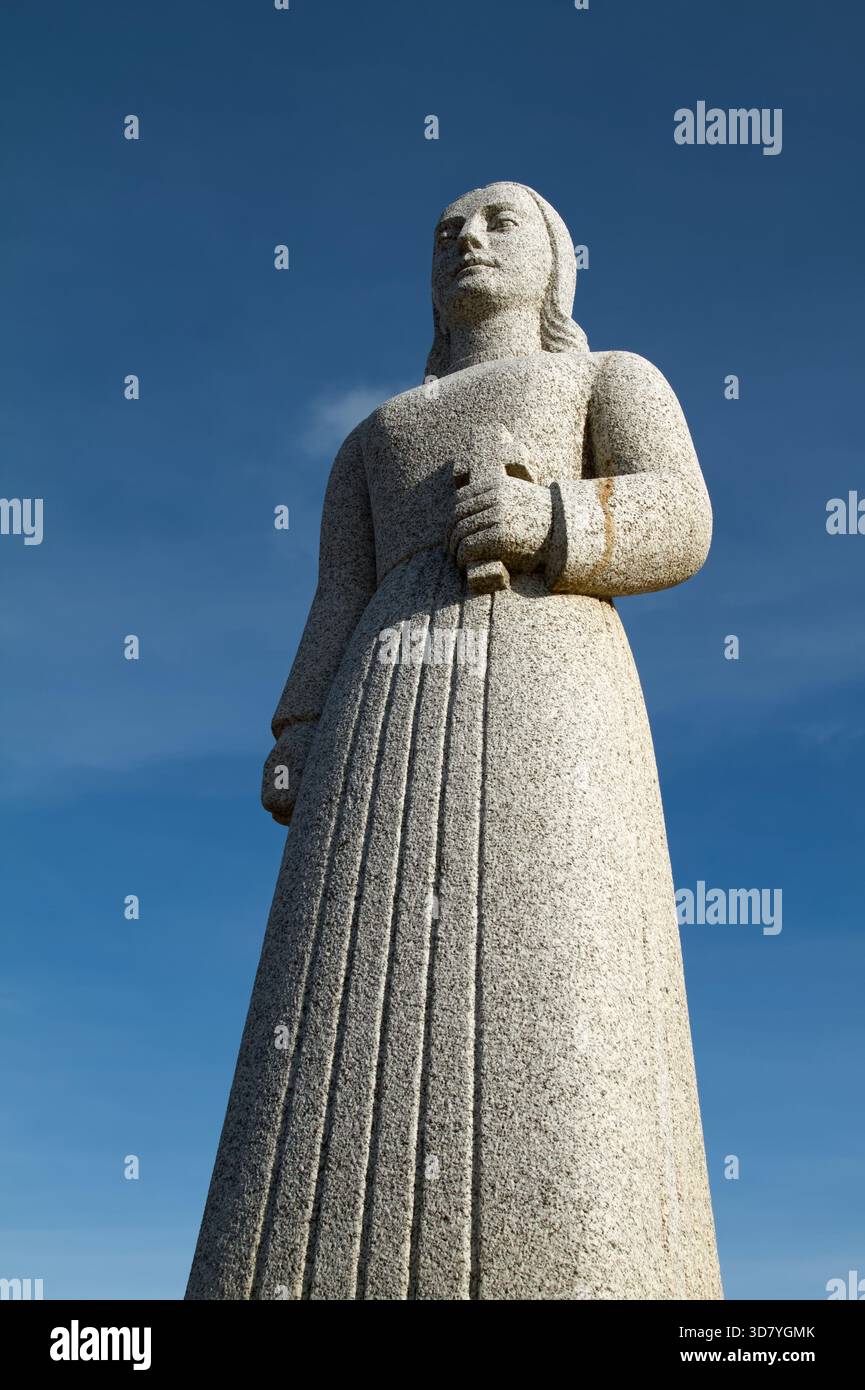 The Norwegian Granite Angel Landsyn Statue Erected In Honour Of Sailors ...