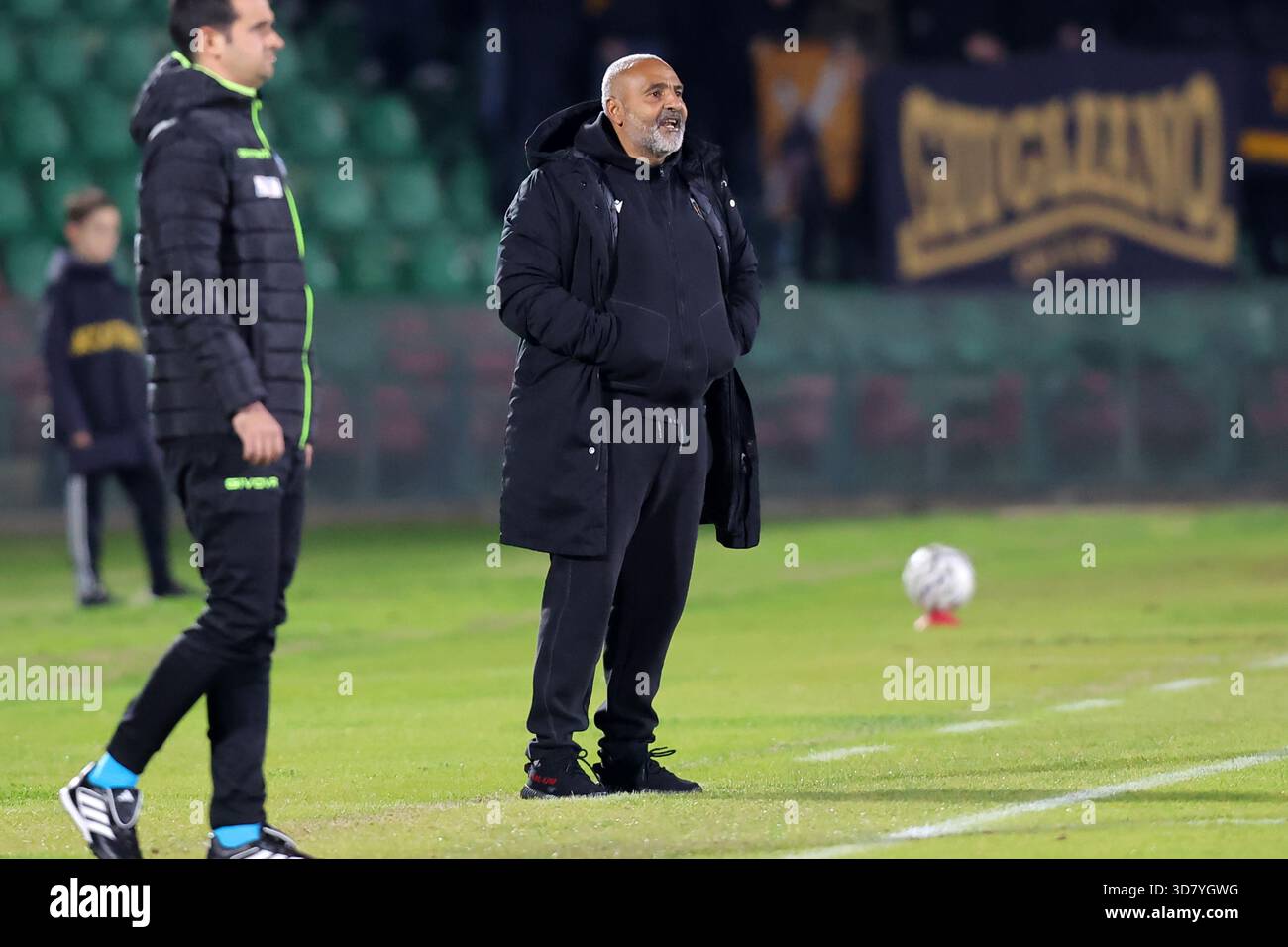 the coach of Ternana Fabio Liverani during Italian Coppa Italia Serie C ...