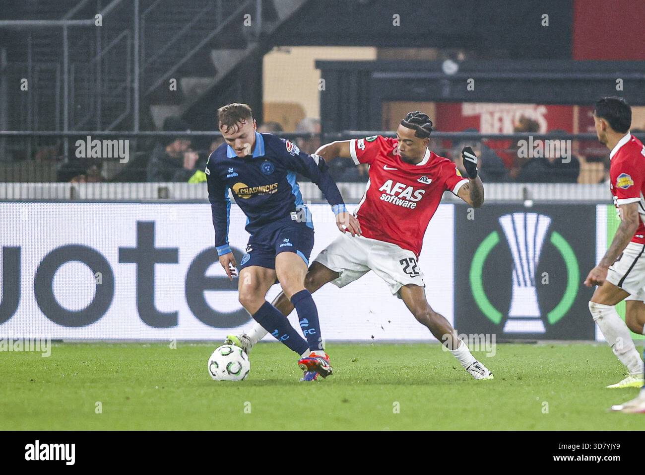 ALKMAAR , 27-11-2025 , AFAS Stadium , season 2025 / 2026 , UEFA Europa ...