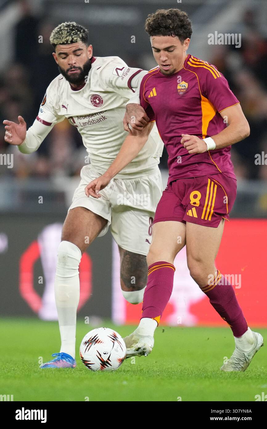 Roma’s Neil El Aynaoui during the Uefa Europa League soccer match ...