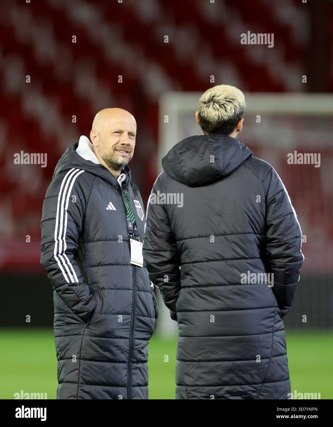 Noah manager Sandro Perkovic before the UEFA Conference League, league ...