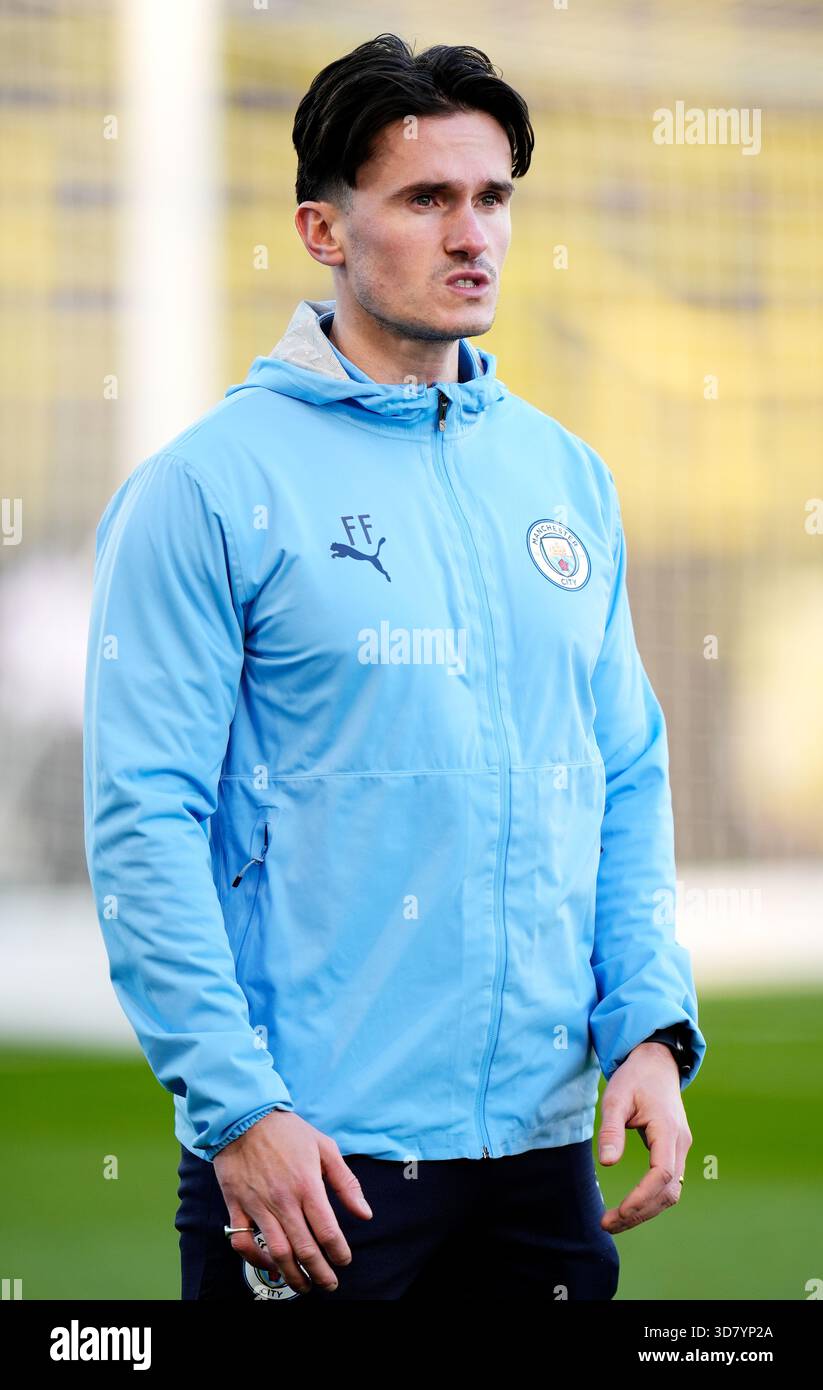 Manchester City Physical Performance Coach Frazer Findlay during the ...