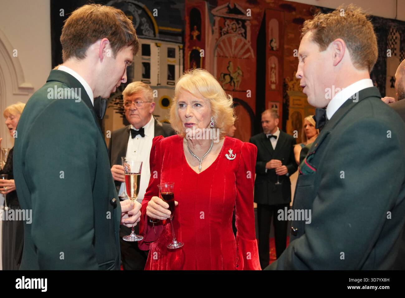 Britain's Queen Camilla, Colonel-in-Chief The Rifles and Royal Colonel ...