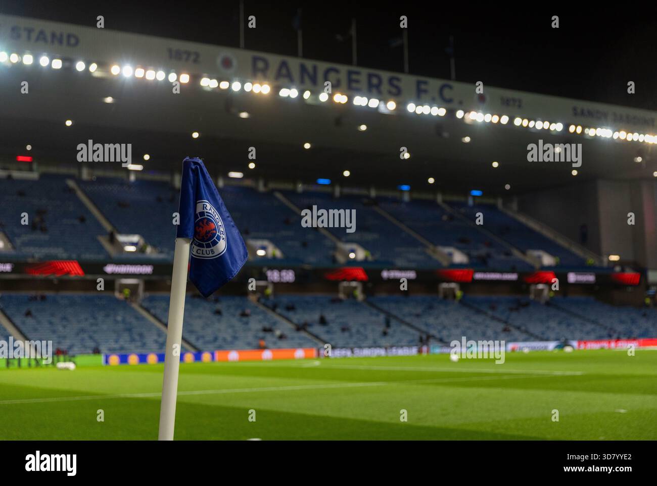 Ibrox Stadium, Glasgow, UK. 27th Nov, 2025. UEFA Europa League Football ...