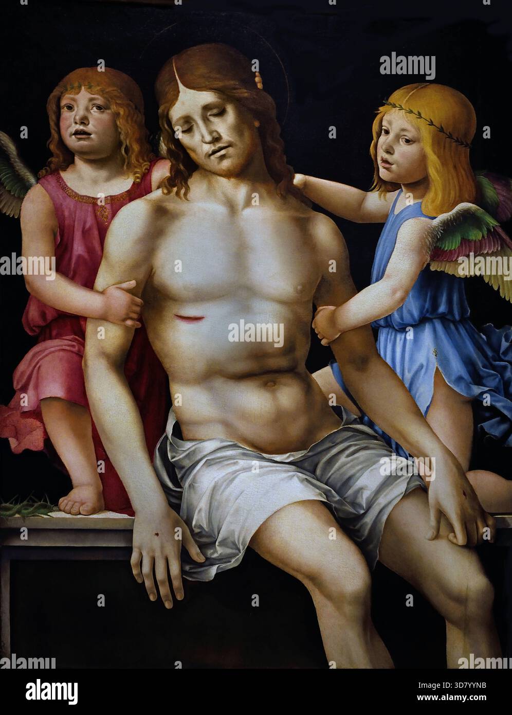Gesu Cristo in Pieta fra due angeli - Jesus Christ in Pieta between two ...