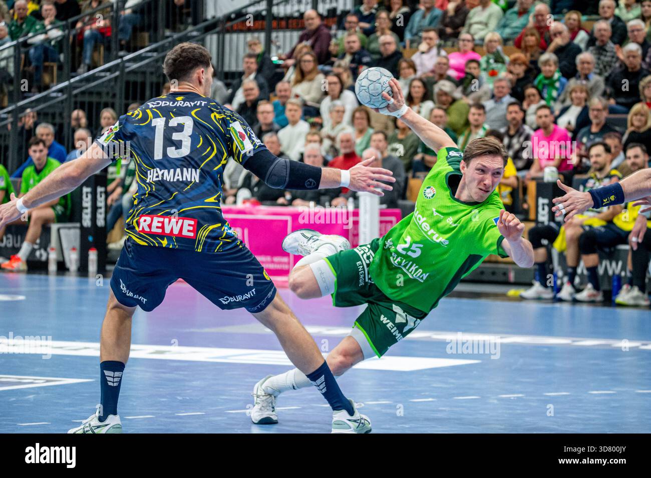 Justin Müller (HSG Wetzlar, 25)), Sebastian Heymann (Rhein-Neckar Löwen ...