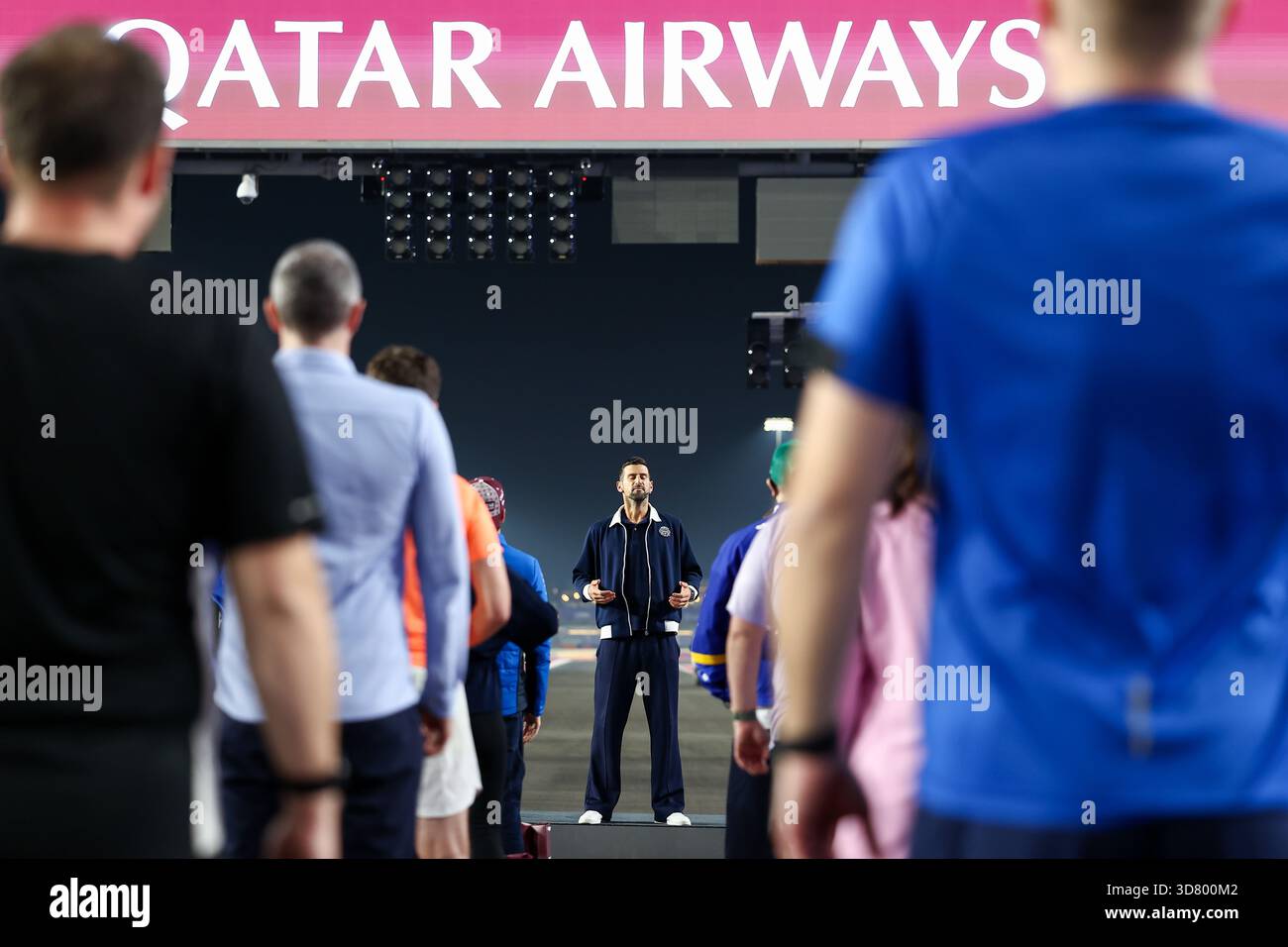 LUSAIL CITY, QATAR - NOVEMBER 27: Novak Djokovic of Serbia and Tennis ...