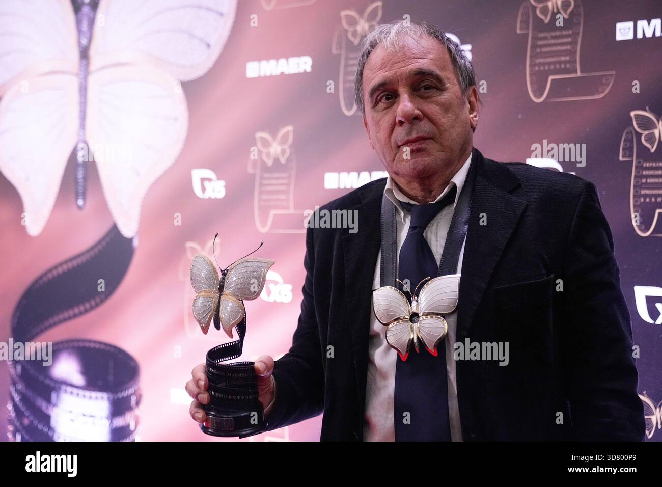 Serbian director Goran Radovanovic, who won an award as the best ...