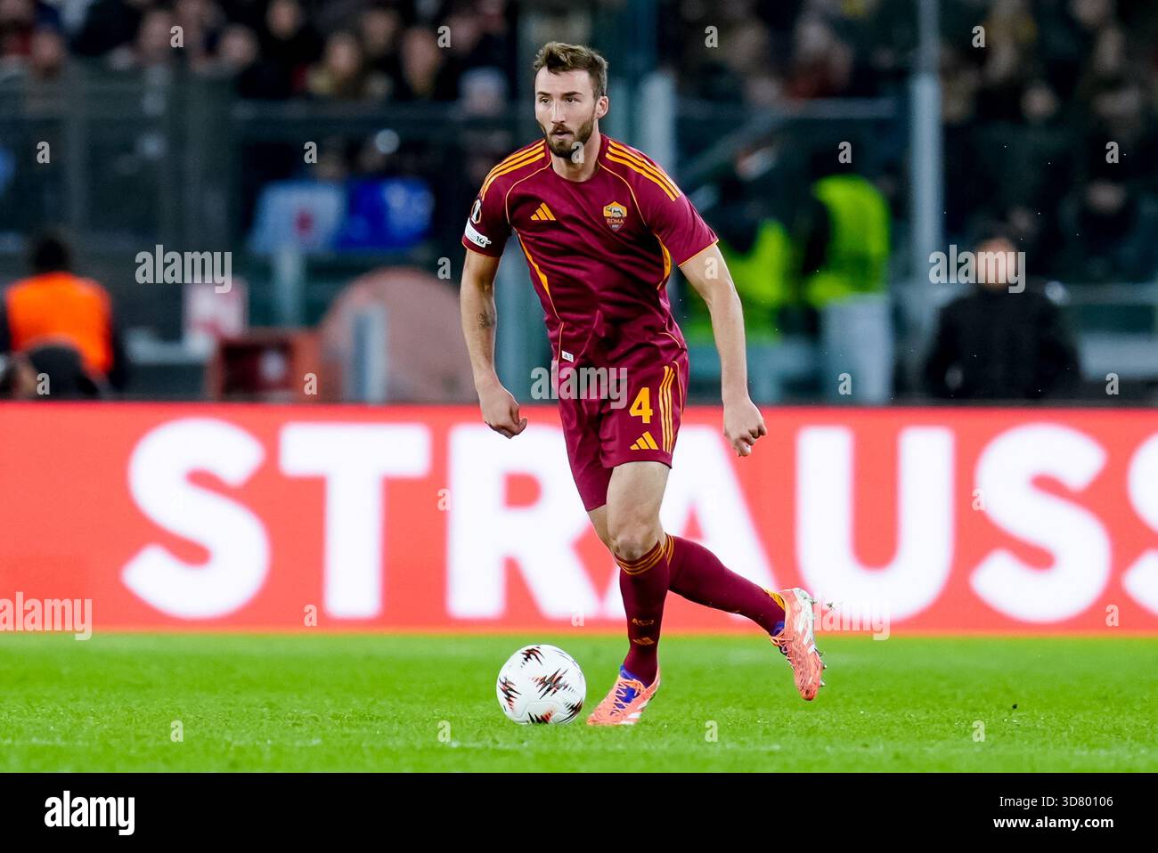 Bryan Cristante of AS Roma in action during the UEFA Europa League MD5 ...