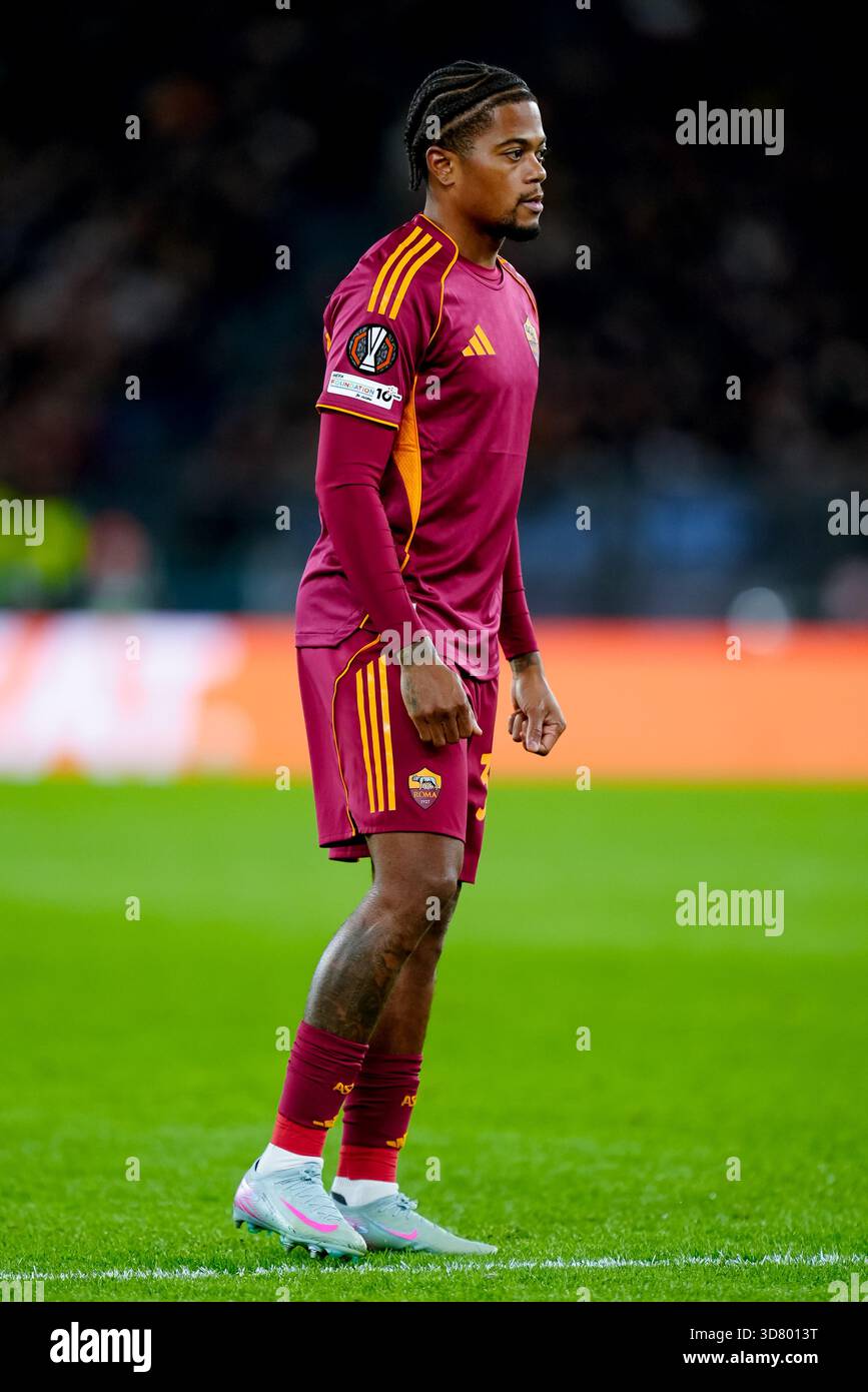 Leon Bailey of AS Roma looks on during the UEFA Europa League MD5 match ...