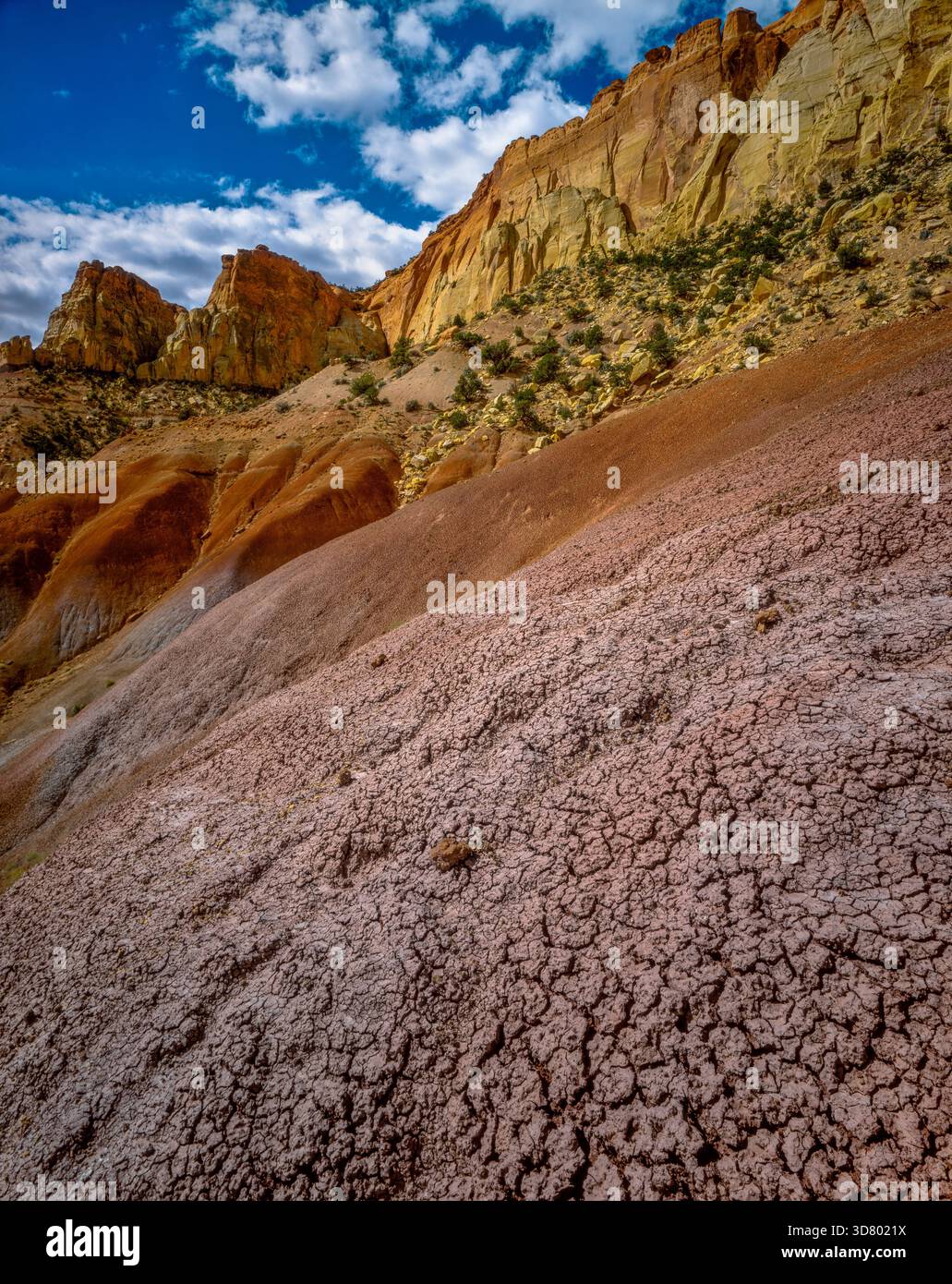 Bentonite Hills, Circle Cliffs, Grand Staircase-Escalante National ...