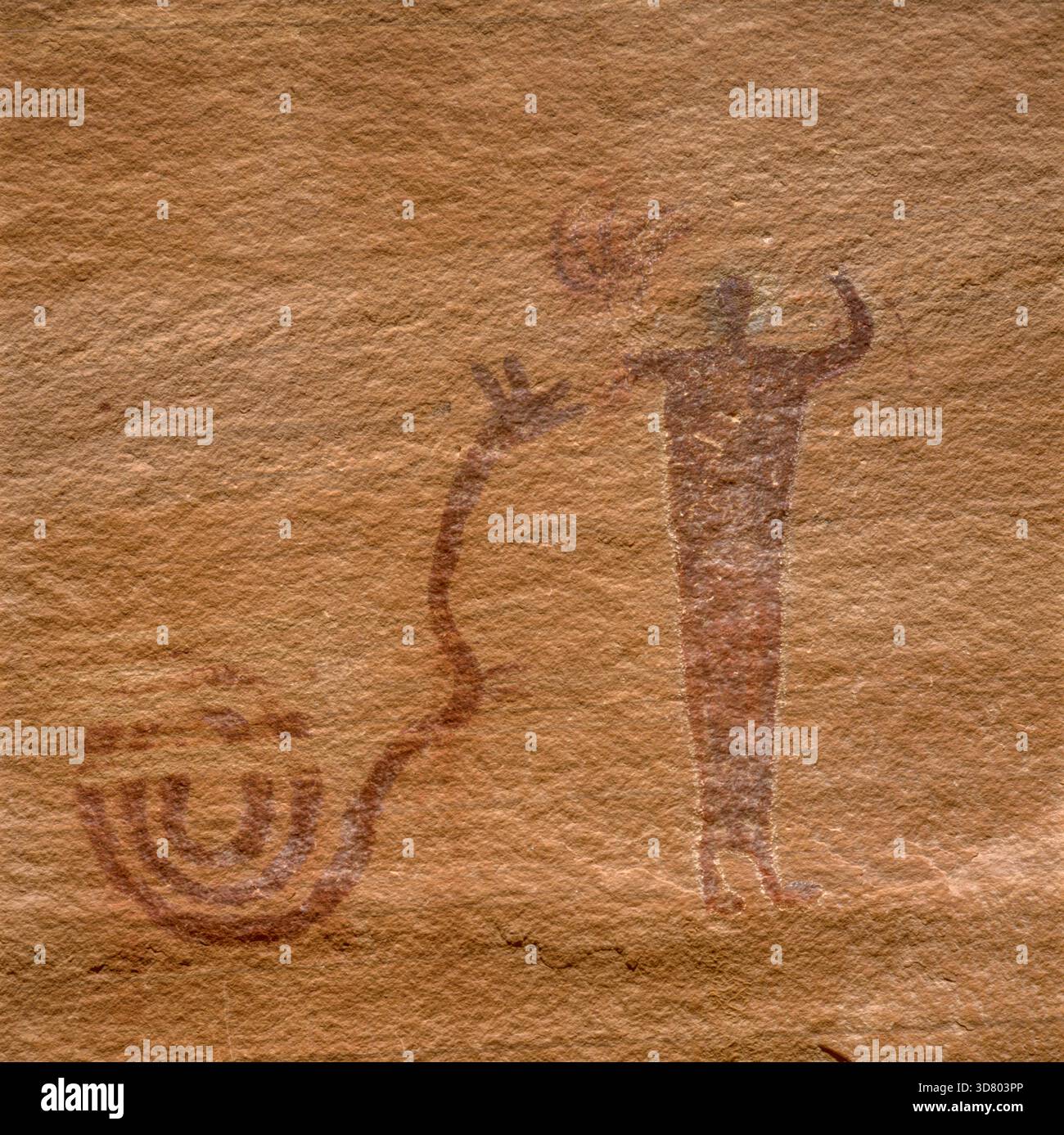 Pictograph, Buckhorn Wash, The Little Grand Canyon, San Rafael Swell ...
