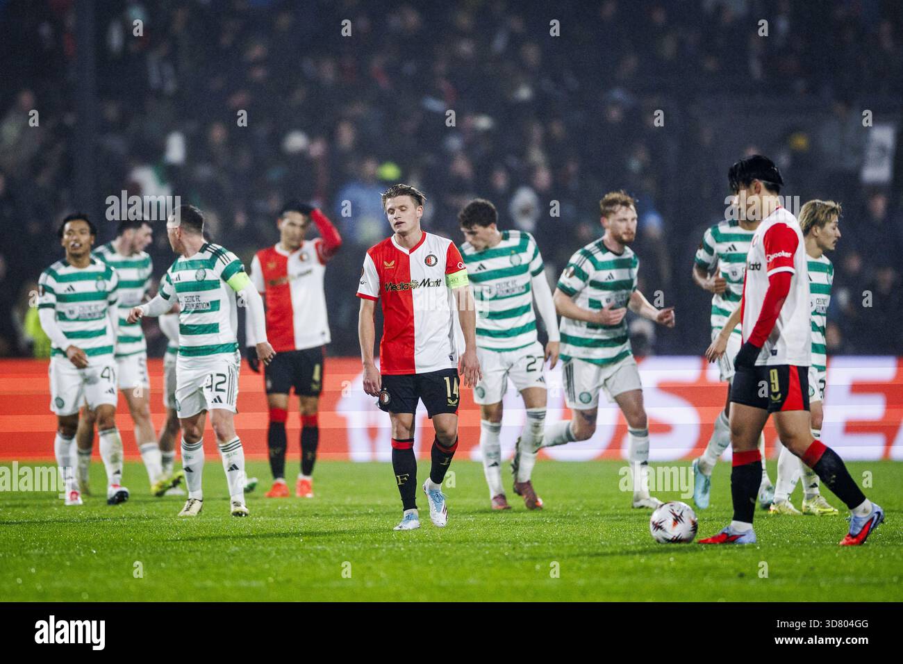 ROTTERDAM - Sem Steijn of Feyenoord reacts after the 1-2 during the ...