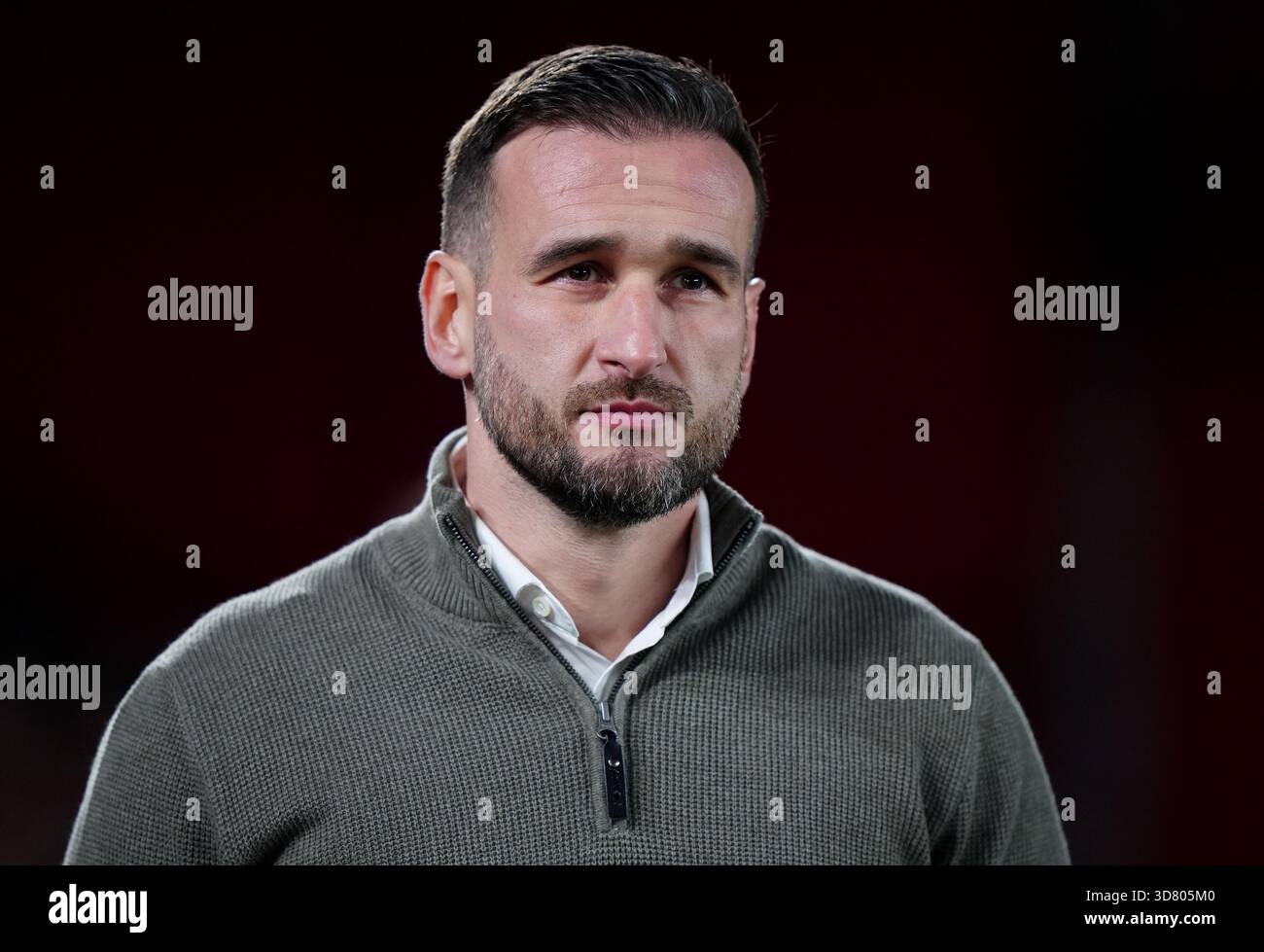 Malmo manager Anes Mravac before the UEFA Europa League, league phase ...