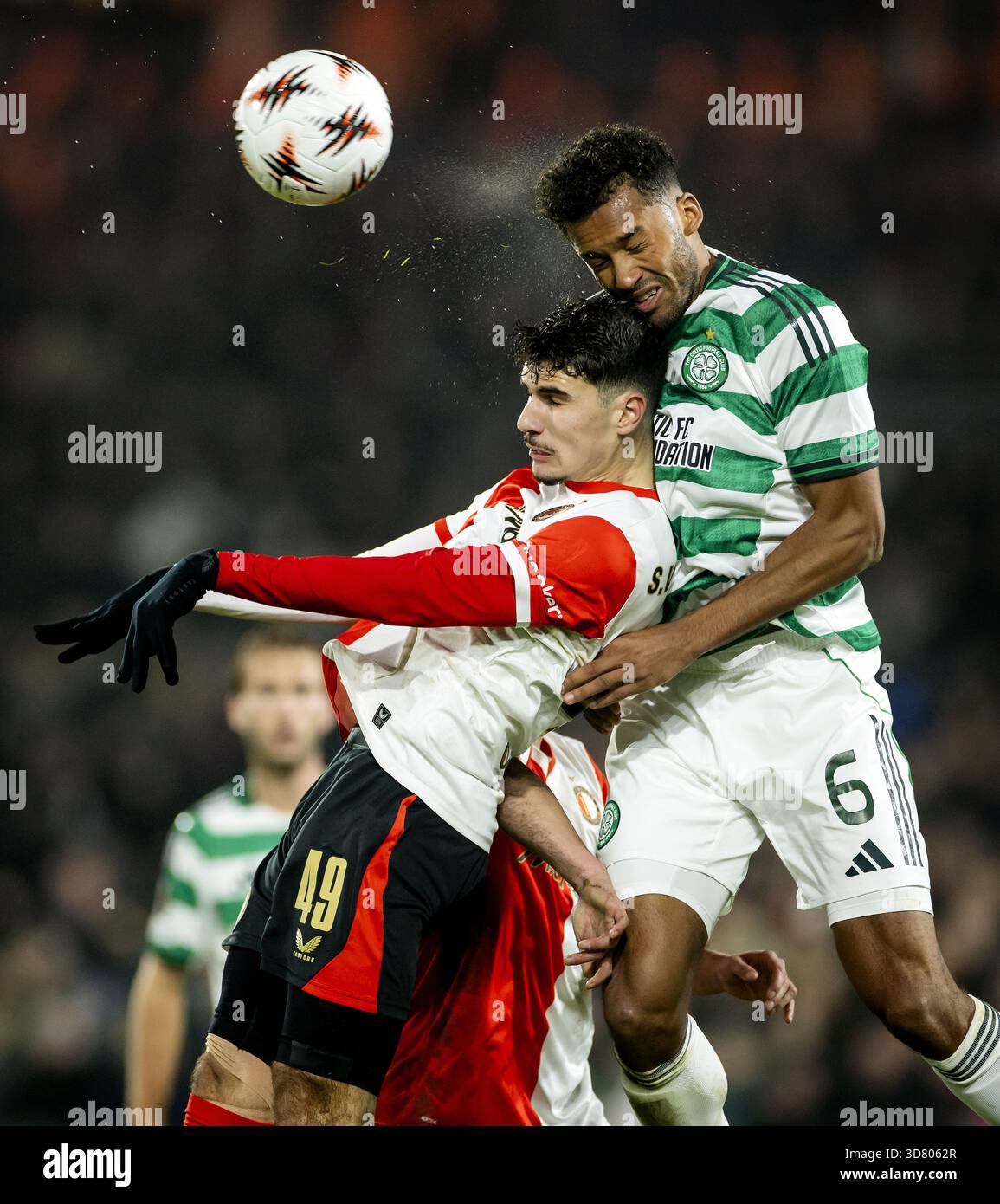 ROTTERDAM - (l-r) Shaqueel van Persie of Feyenoord and Auston Trusty of ...