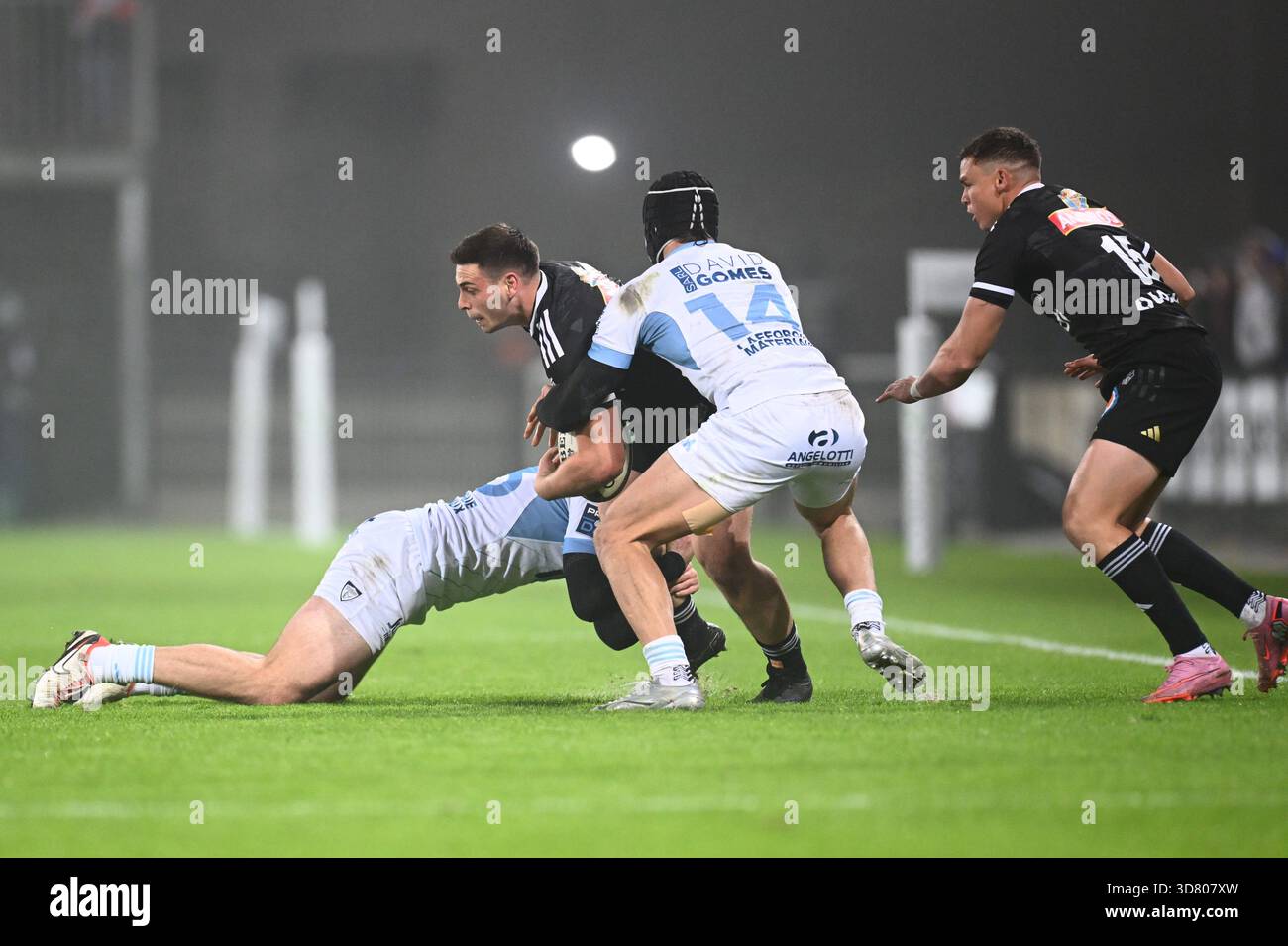 Curwin Bosch of Brive Georges Shvelidze of Brive during the Pro D2 ...