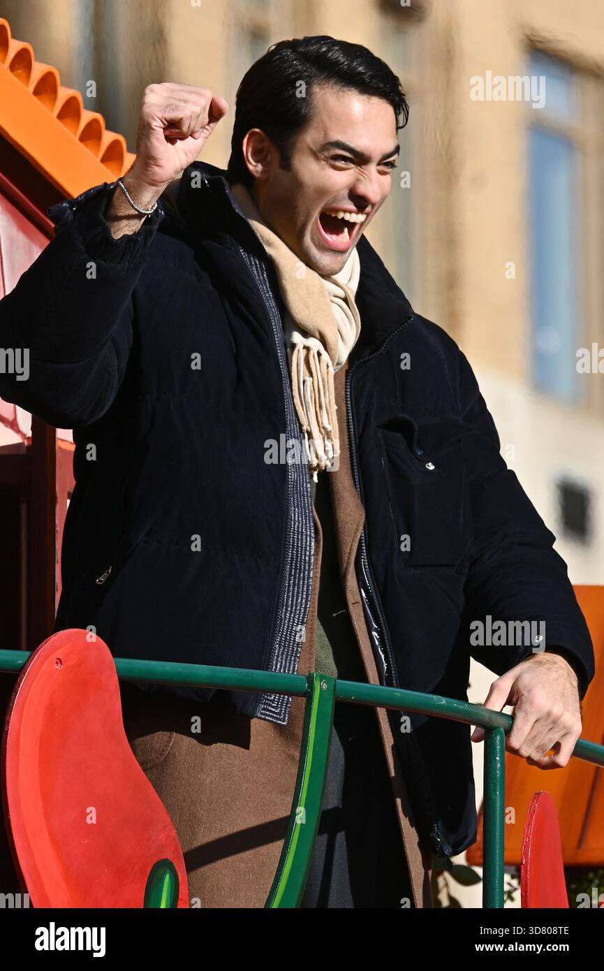 Matteo Bocelli attends the 99th Annual 2025 Macy's Thanksgiving Day ...