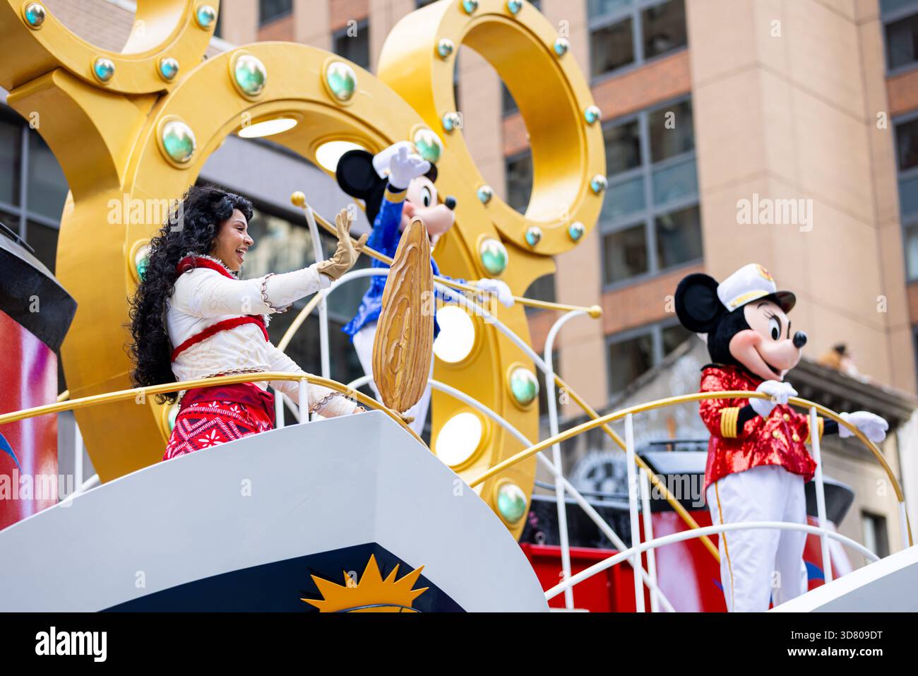 A Disney Cruise Line float participates in the 99th Annual Macy's ...