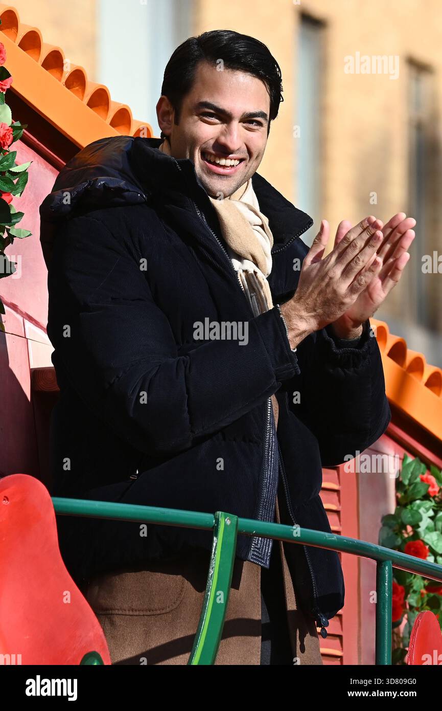 Matteo Bocelli attends the 99th Annual 2025 Macy's Thanksgiving Day ...