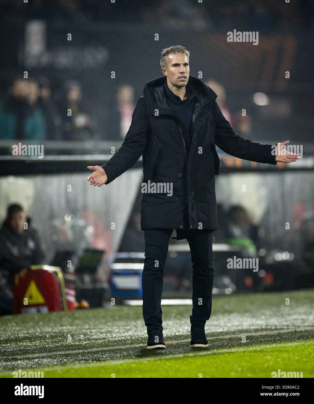 ROTTERDAM - Feyenoord coach Robin van Persie during the Europa League ...