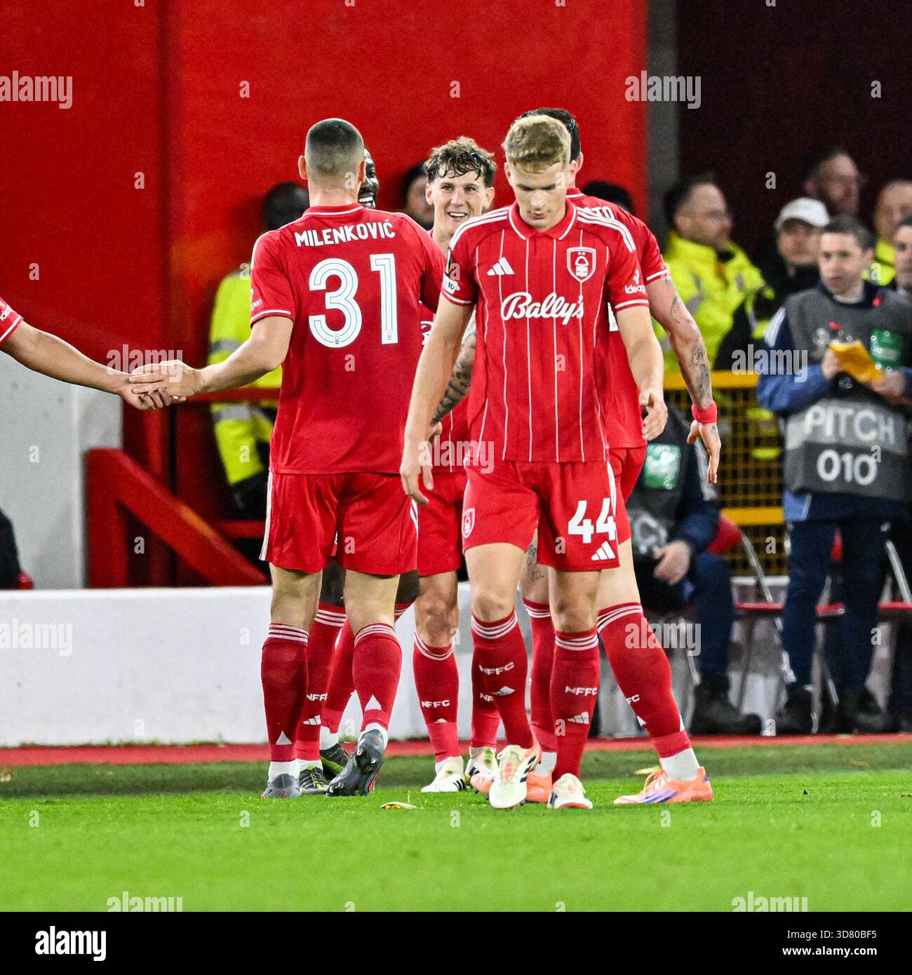 27th November 2025; The City Ground, Nottingham, England; UEFA Europa ...
