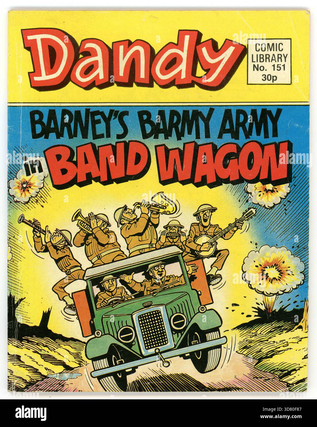 Vintage copy, front cover, of the Dandy Comic Library (monthly) series ...