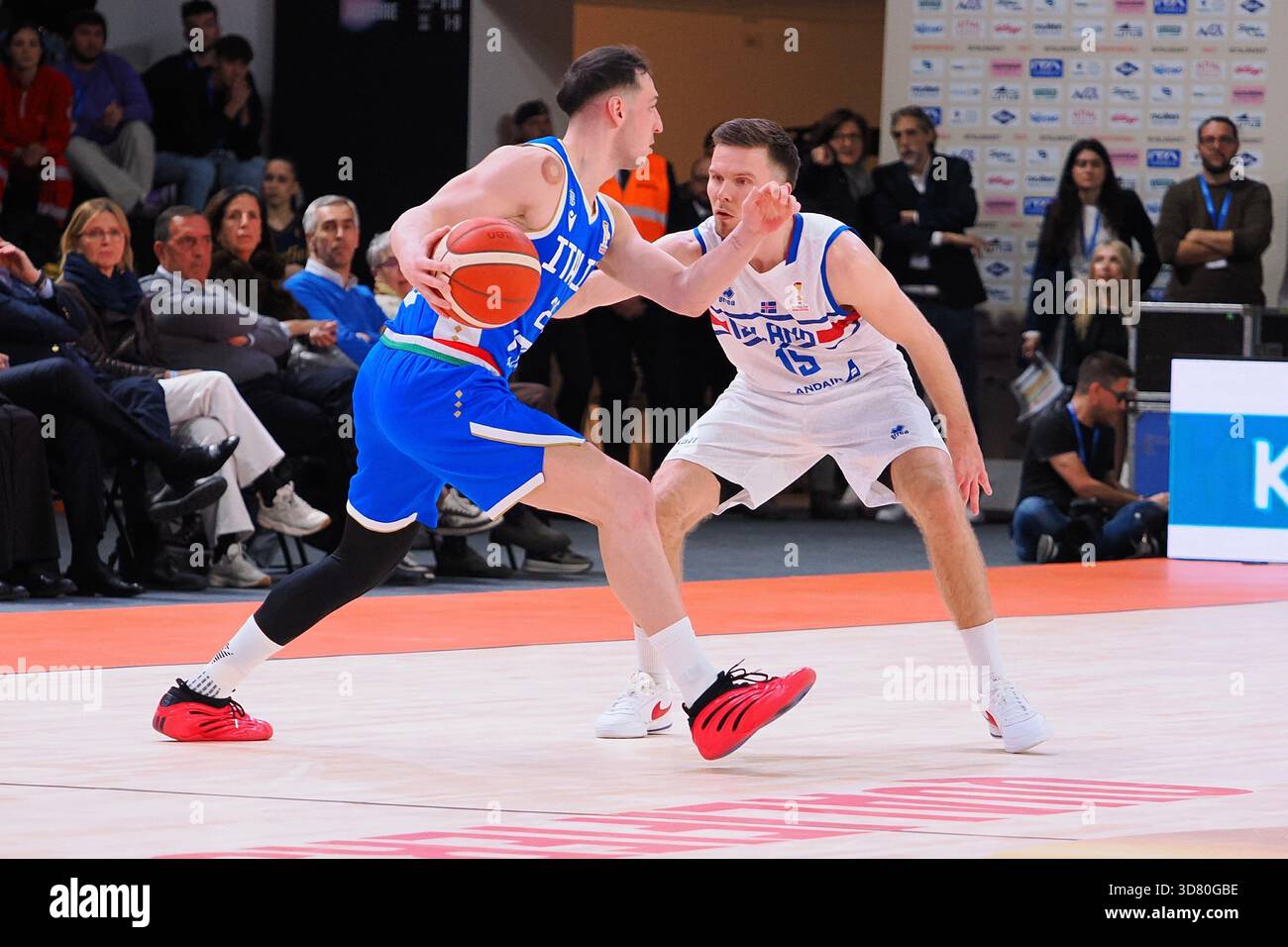Tortona, Italy. 27th Nov, 2025. Casarin (Italy) during FIBA Basketball ...