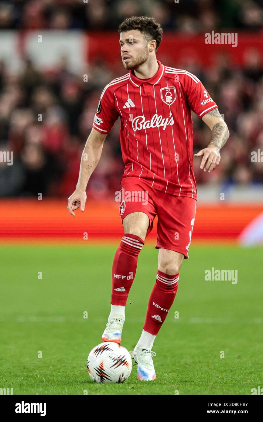 Neco Williams of Nottingham Forest during the UEFA Europa League ...