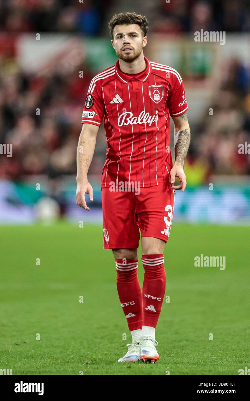 Neco Williams of Nottingham Forest during the UEFA Europa League ...