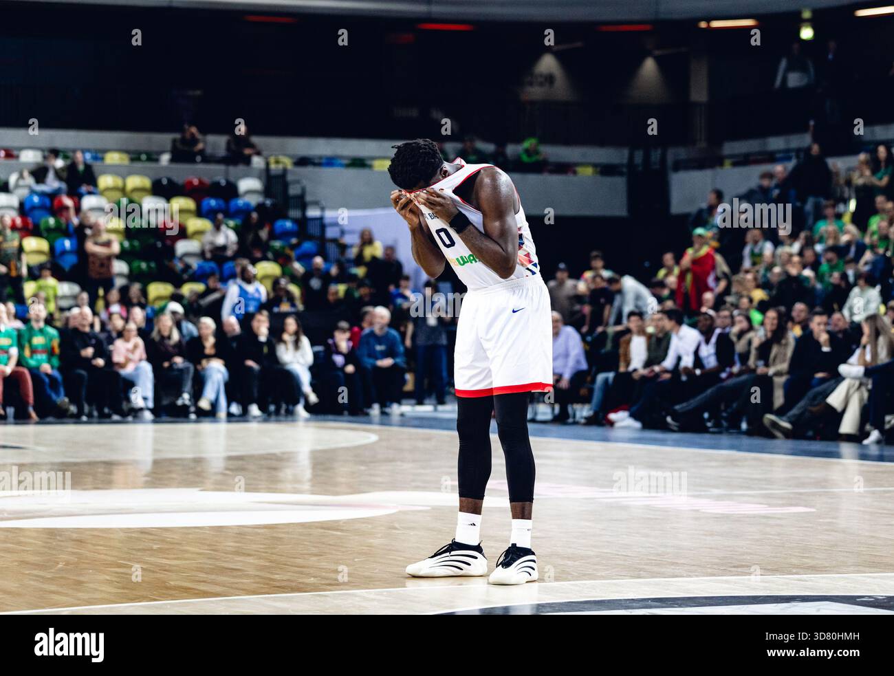 London, UK, 27 November, 2025. GB's Gabe Olaseni during the World cup ...