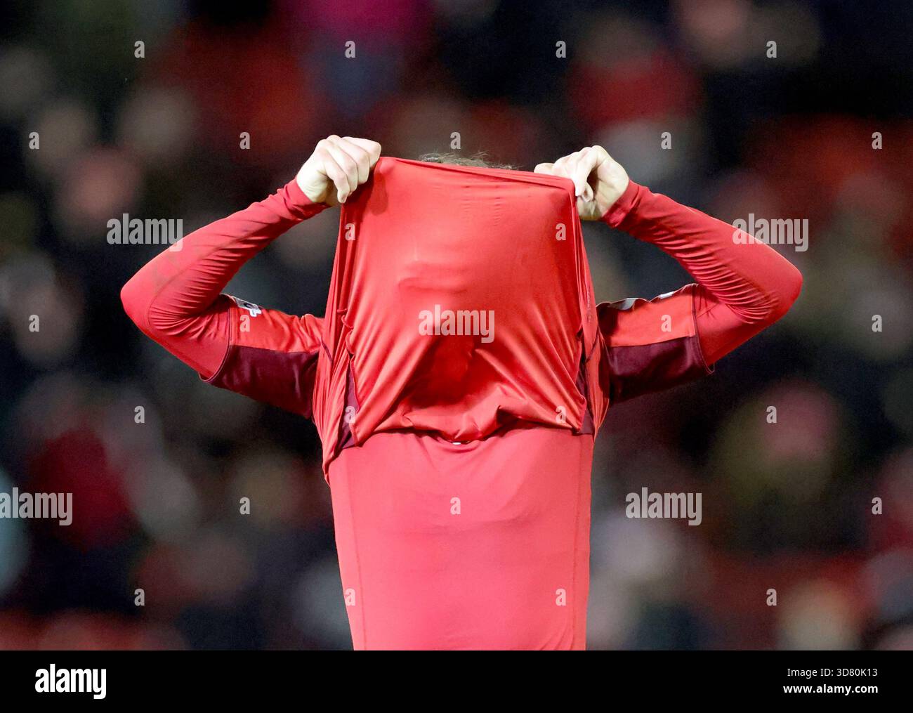 Aberdeen's Jack Milne dejected at the final whistle after the UEFA ...