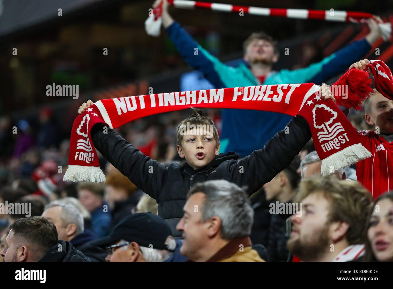 Nottingham Forest fans celebrates winning during the Nottingham Forest ...