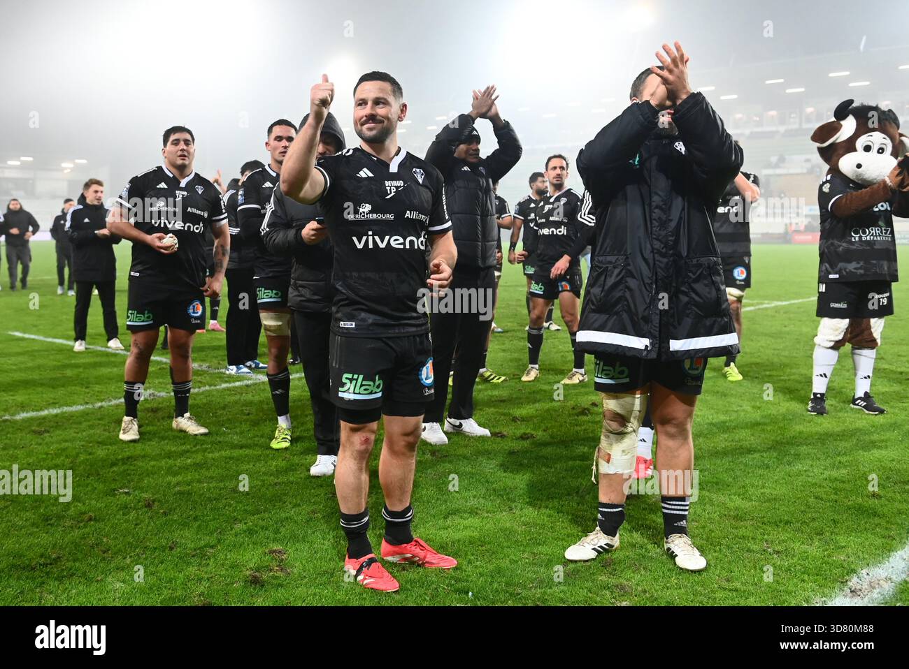 John Cooney of Brive during the Pro D2 match between Brive and ...