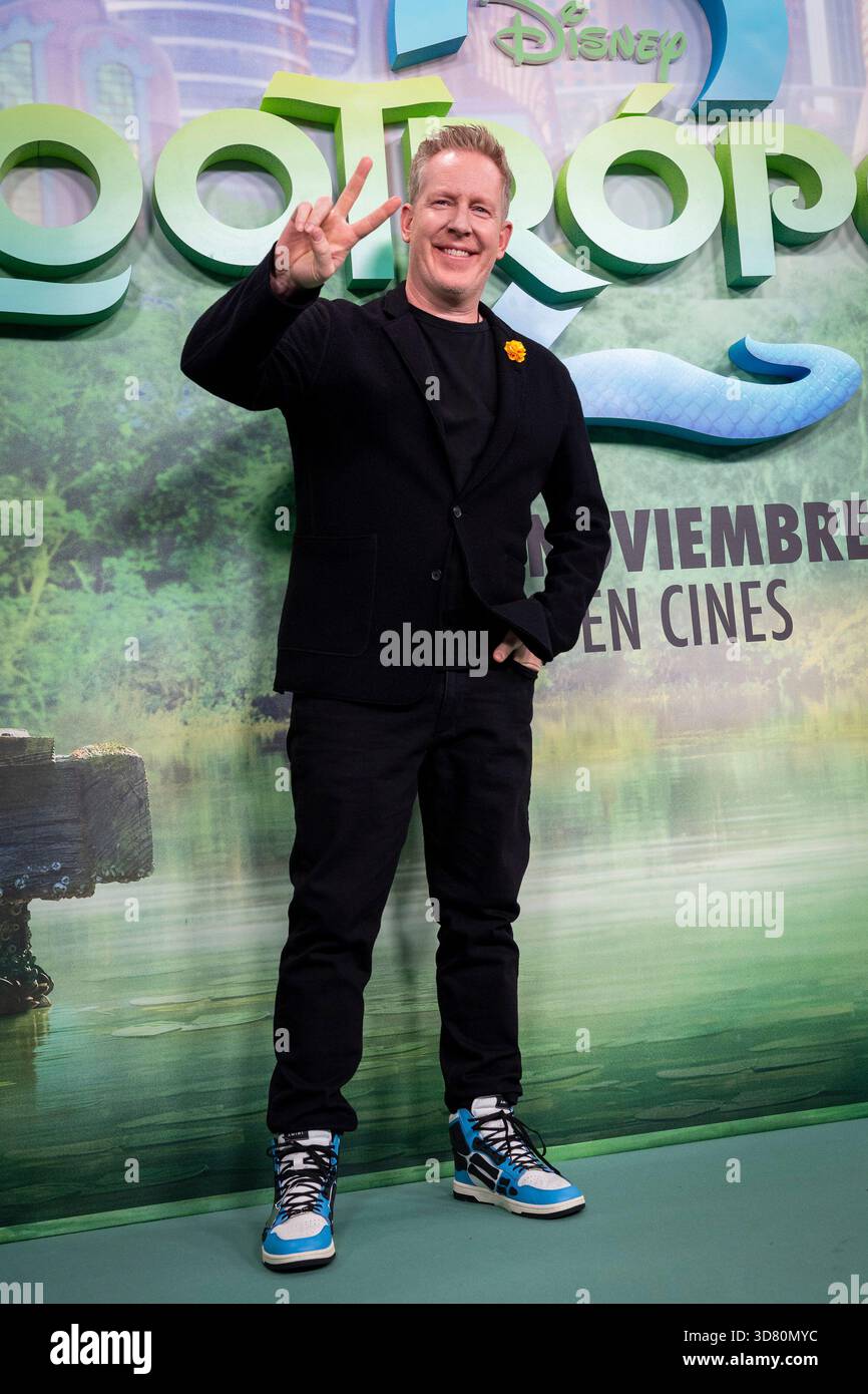 Jared Bush attends to 'Zootropolis 2' Premiere at Cines Yelmo Luchana ...