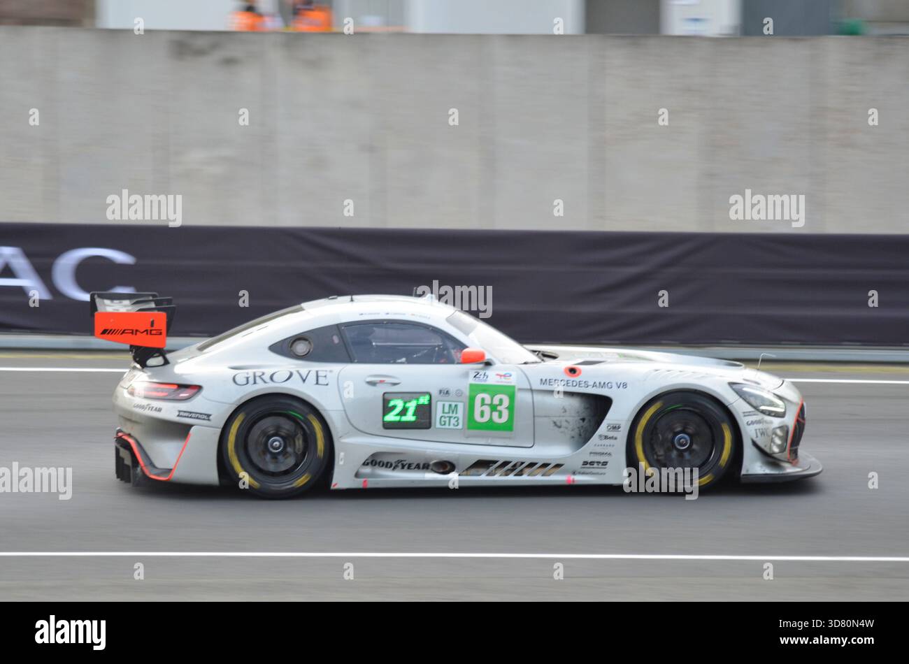 Iron Lynx entered Mercedes-AMG GT3 Evo of Brenton Grove, Stephen Grove ...