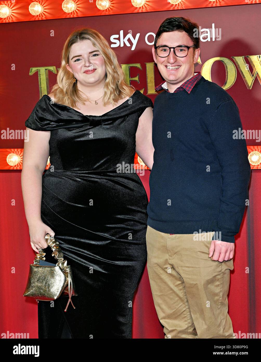 London, England, 26 November 2025: Jess Bacon at the 'Tinsel Town' film ...