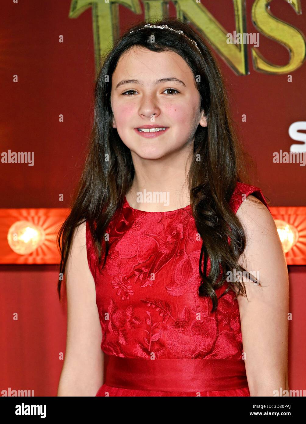 London, England, 26 November 2025: Matilda Firth at the 'Tinsel Town ...