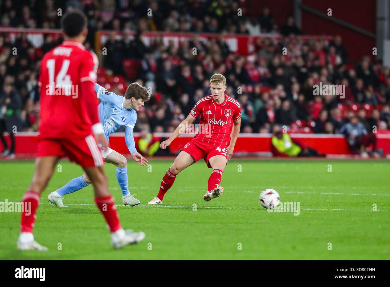 Zach Abbott Of Nottingham Forest in action during the Nottingham Forest ...