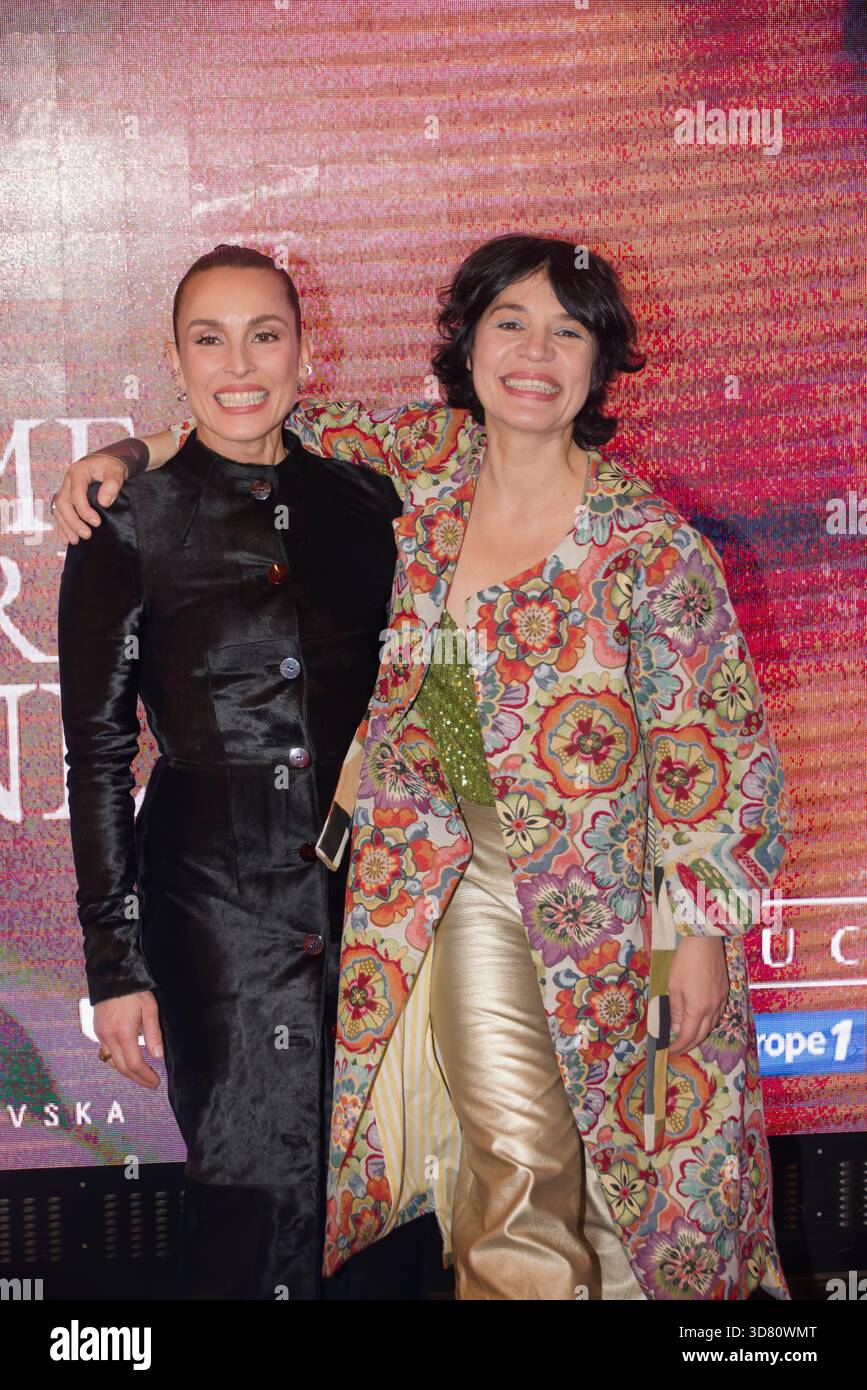 Paris, France. 27th Nov, 2025. Noomi Rapace and Teona Strugar Mitevska ...